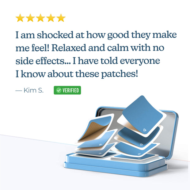 Calm Down Patches - Natural Stress Relief Patches for Stress Management ...